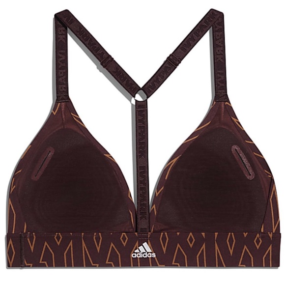 IVY PARK | Tops | Adidas X Ivy Park Maroon Monogram Triangle Bra | Poshmark